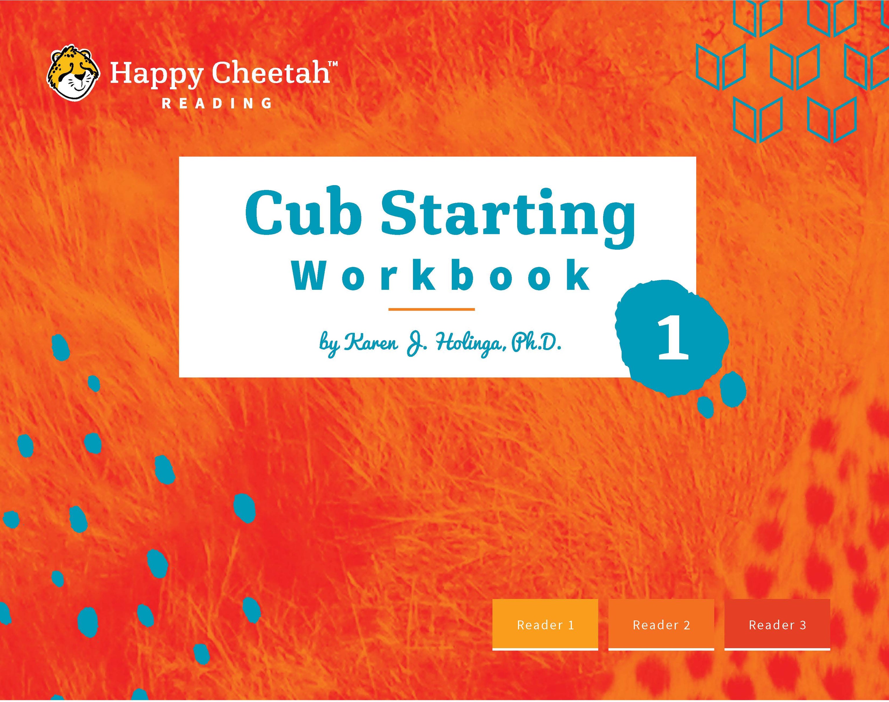 Cub Starting Workbook: Level 1 | Happy Cheetah Reading